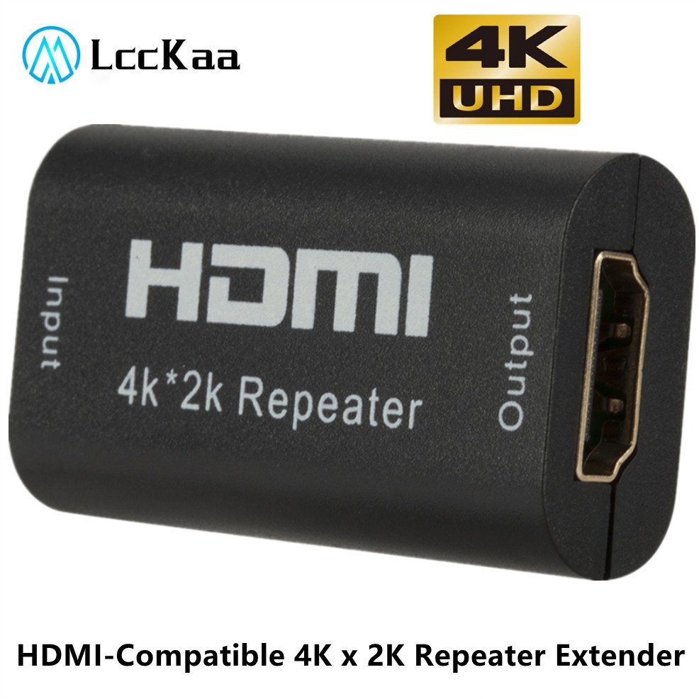4K x 2K HDMI-compatible Repeater HD Female to Female Signal Amplifier ...
