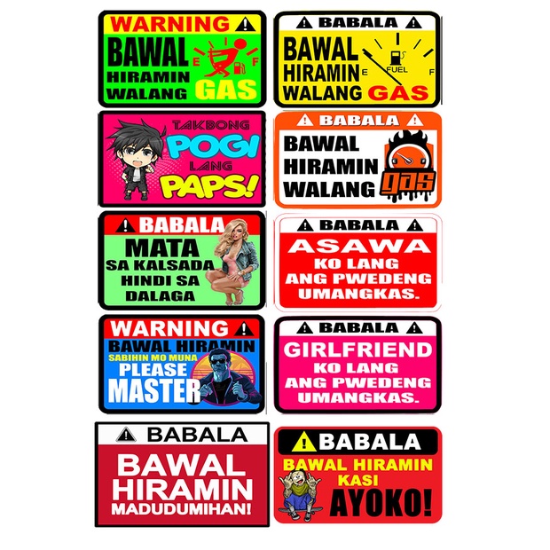 BABALA STICKER SET PER SHEET | Shopee Philippines