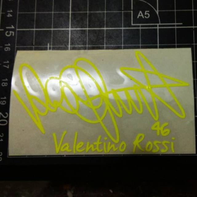 Rossi Cutting sticker/signia sticker | Shopee Philippines