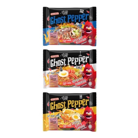 Mamee Ghost Pepper Instant Noodle Creamy Curry Lontong/Spicy Beef ...