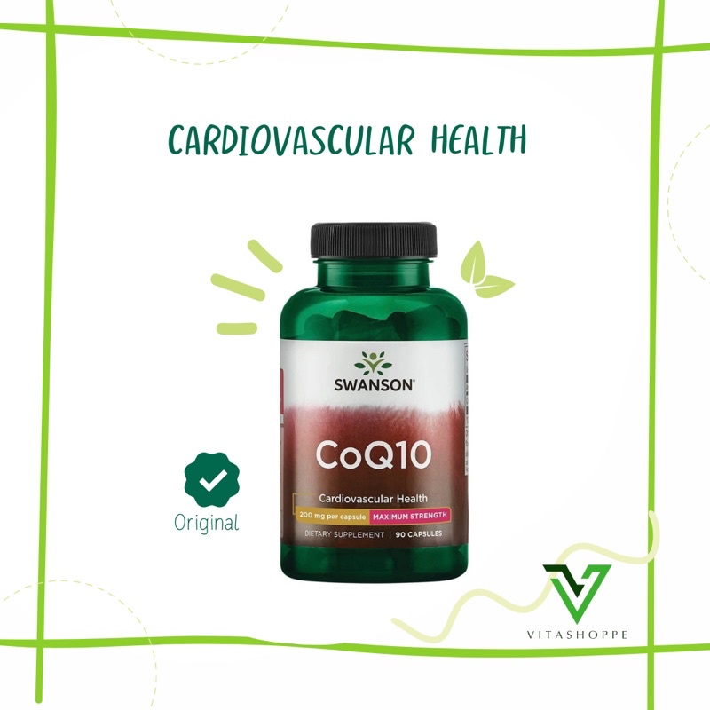 Swanson CoQ10 200mg 90 capsules | Shopee Philippines