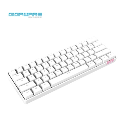 Gigaware STK61 Mechanical Keyboard Wireless Dual-Mode Bluetooth Type C RGB Rainbow Keyboard ...