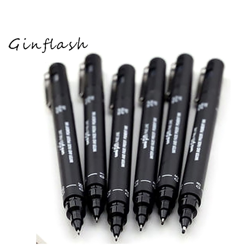 Ginflash 0.05~0.8cm Pen Drawing Fiber Needles Fine Liner Pen Sketch ...