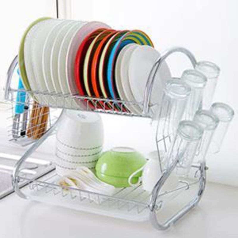Stainless steel kitchen storage shelf dish rack dripping dish rack ...