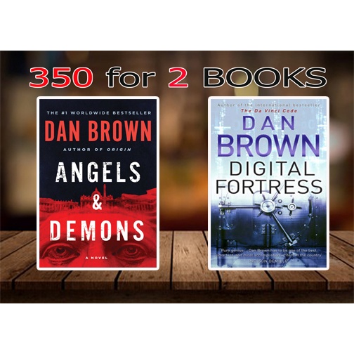 DAN BROWN, ANGELS AND DEMONS, DAN BRON DIGITAL FOTRESS | Shopee Philippines