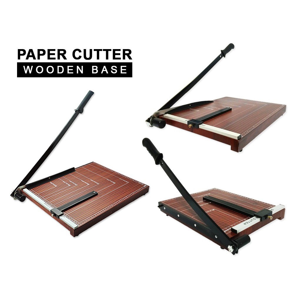Polaris Paper Cutter 15 x 18 Wood and Metal base A3 Size | Shopee ...