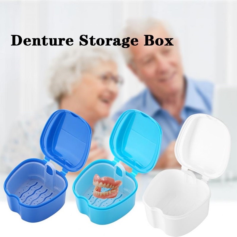 denture storage/denture case apple | Shopee Philippines