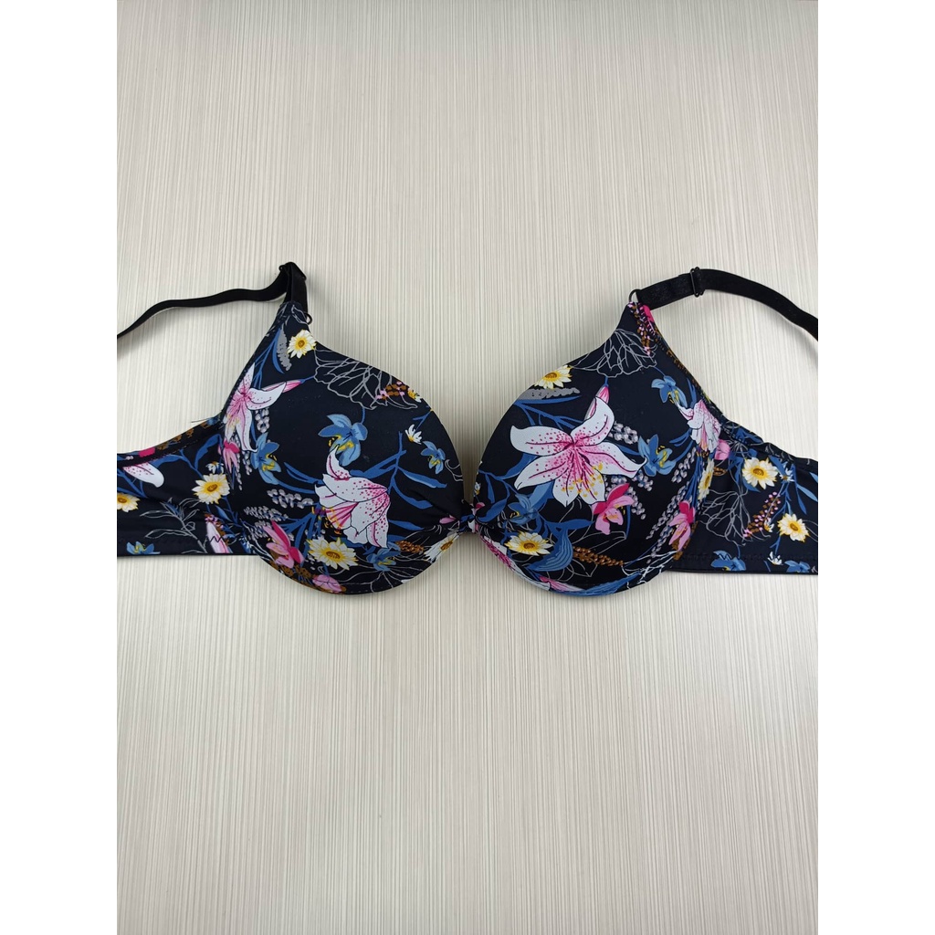 Padded Bra PUSH UP BRA PRINTED FLORAL DESIGNS with wire size32-40 ...