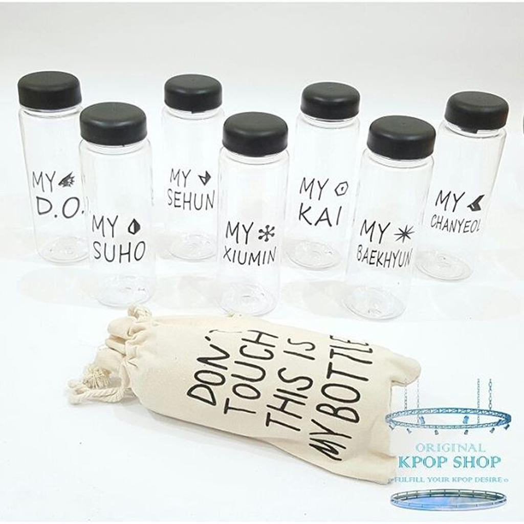 KPOP EXO MEMBER MY BOTTLE (+POUCH) IMPORT [ORIGINALKPOP] | Shopee ...