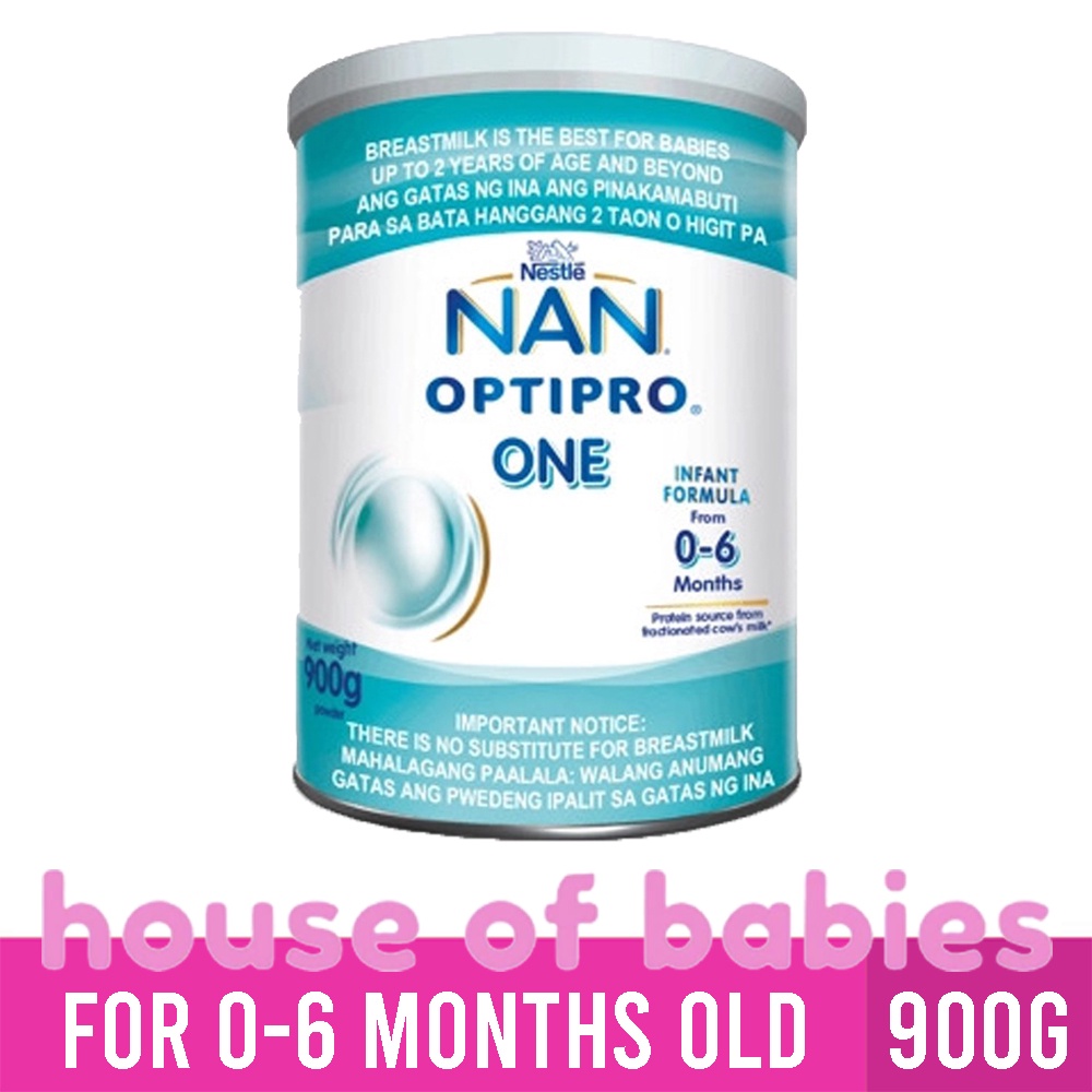 NAN OptiPro One 900g for 0-6 Months Old Infant Formula | Shopee Philippines