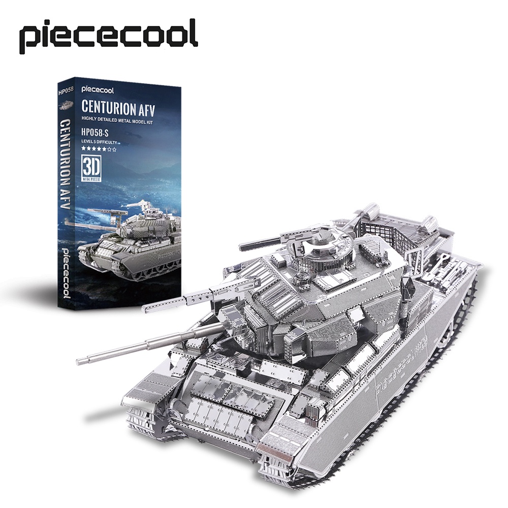 Piececool 3D Metal Model Kit for Adults CENTURION AFV DIY Tank Military ...