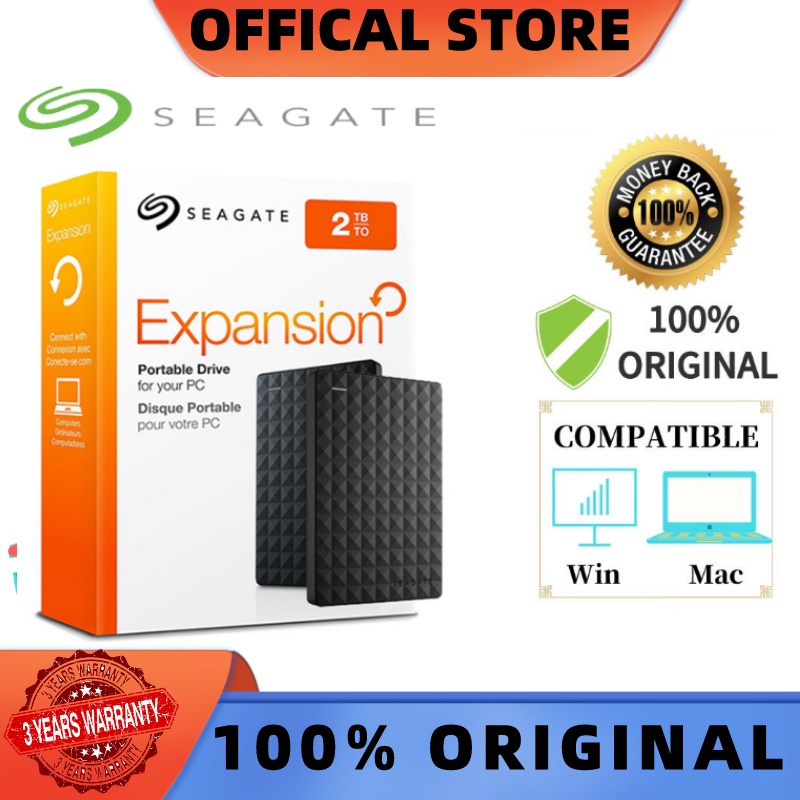 Seagate Hard Drive 1TB 2TB Portable External Hard Drive HDD USB 3.0 ...