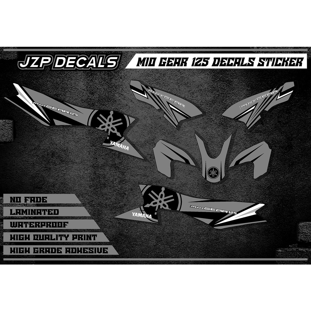 Mio Gear 125 Decals Sticker | Shopee Philippines