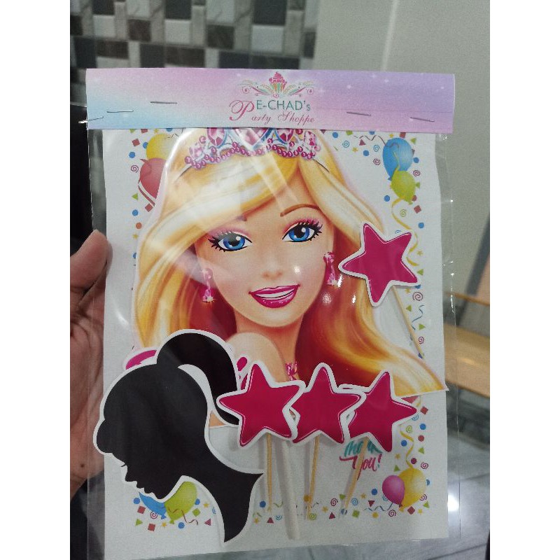 Barbie theme cake topper | Shopee Philippines