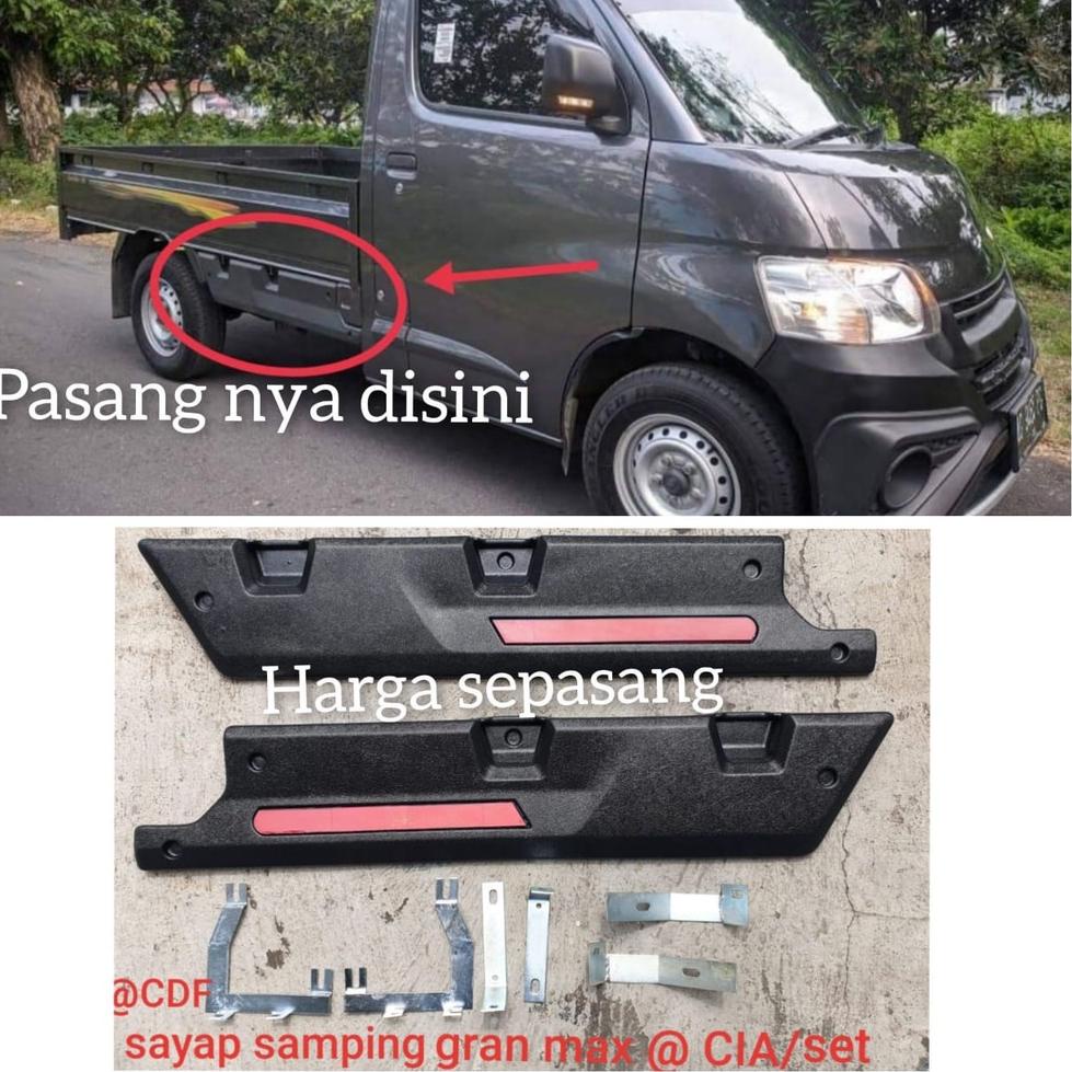 A-IER SIDE WING BAK GRAND MAX PICK UP-SAYAP BODY GRAN MAX PICK UP SIDE ...