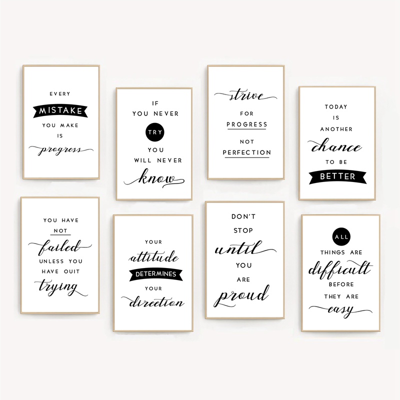 Growth Mindset Classroom Posters Print , Classroom Quotes Canvas ...