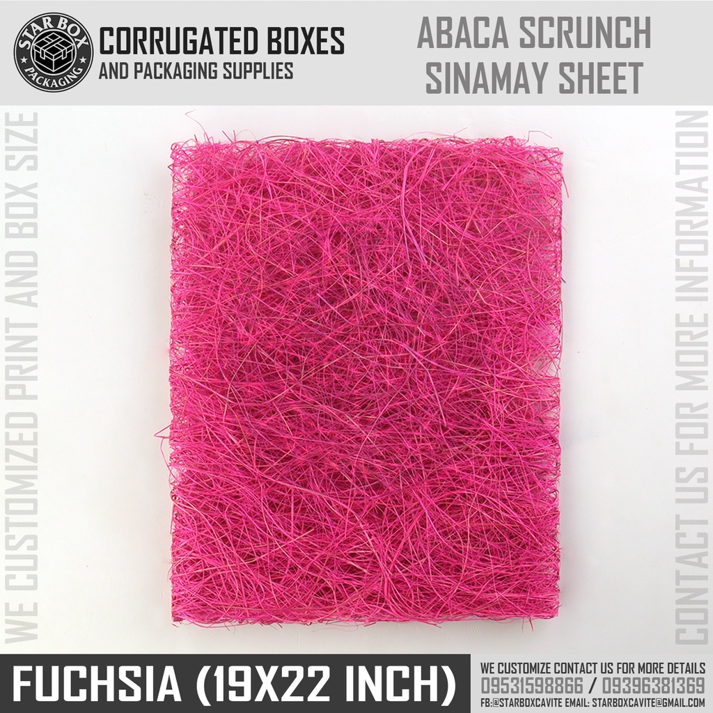 Starbox Abaca Scrunch Mat Sinamay Fabric Sheet Wrapper Gift Packaging ...