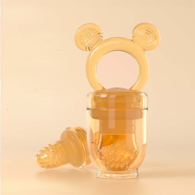 Baby Fruit Complementary Food Teether Infant Nano Silver Silicone ...