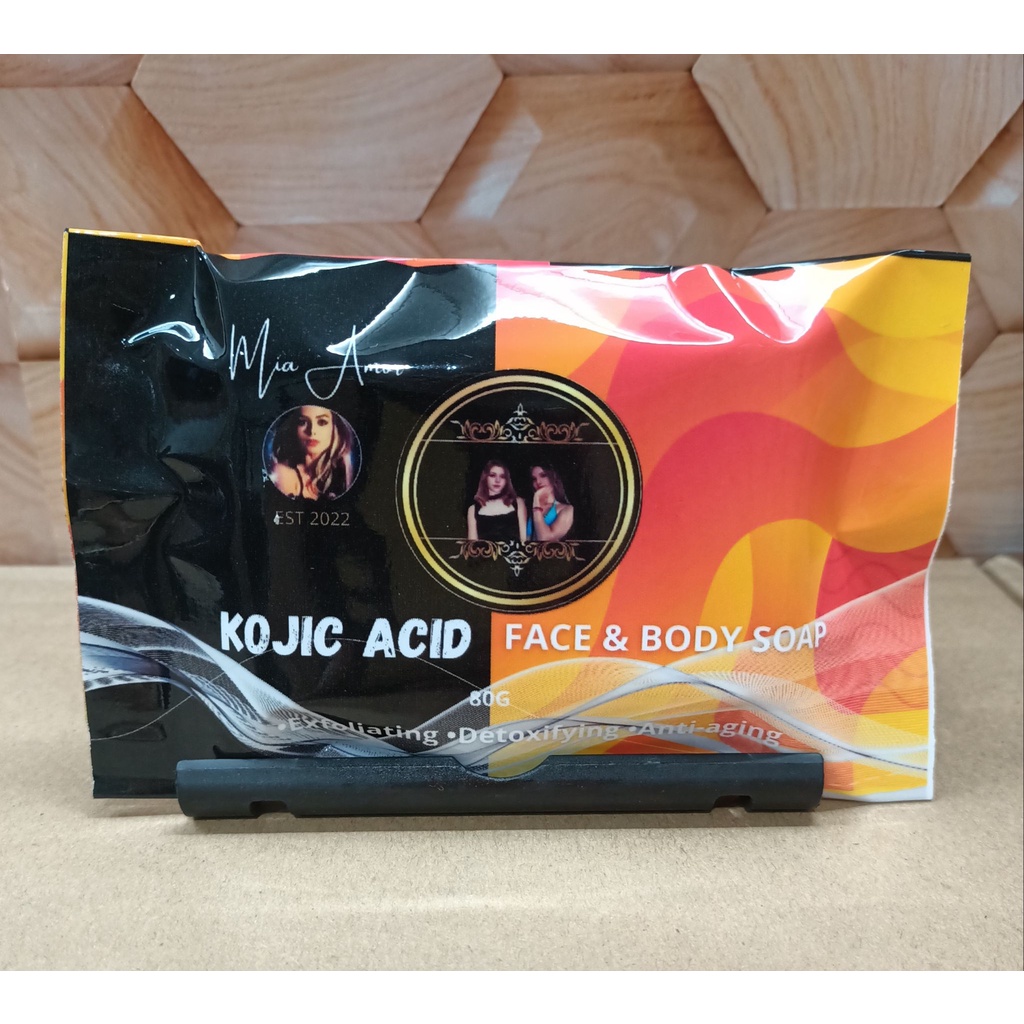 MIA AMOR KOJIC ACID FACE AND BODY SOAP 80g | Shopee Philippines