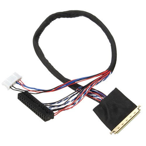 LAYAR LVDS IPEX 40 PIN Single Channel 6 Bit Cable 1ch Length Universal ...