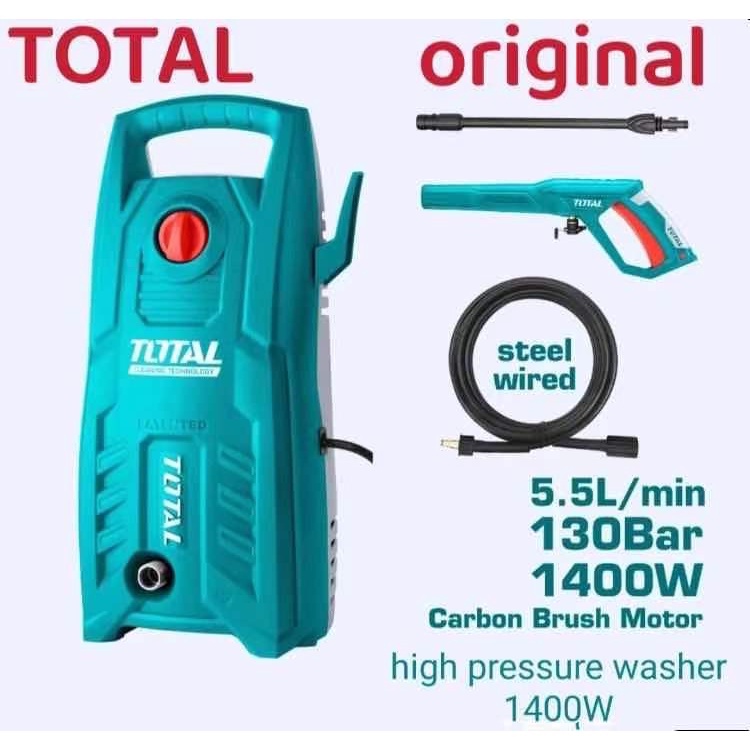 TOTAL Tools TGT11316 High Pressure Washer 1400W | Shopee Philippines