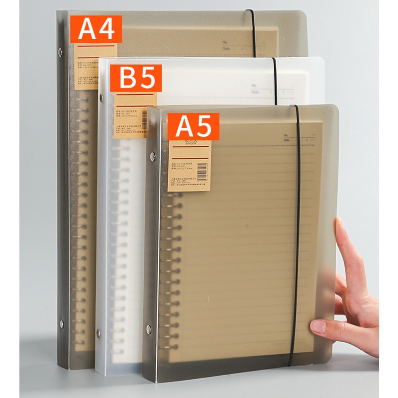 Ossayi A4 A5 Diary Loose Leaf Binder Notebook Refillable 60 Sheet Inner ...