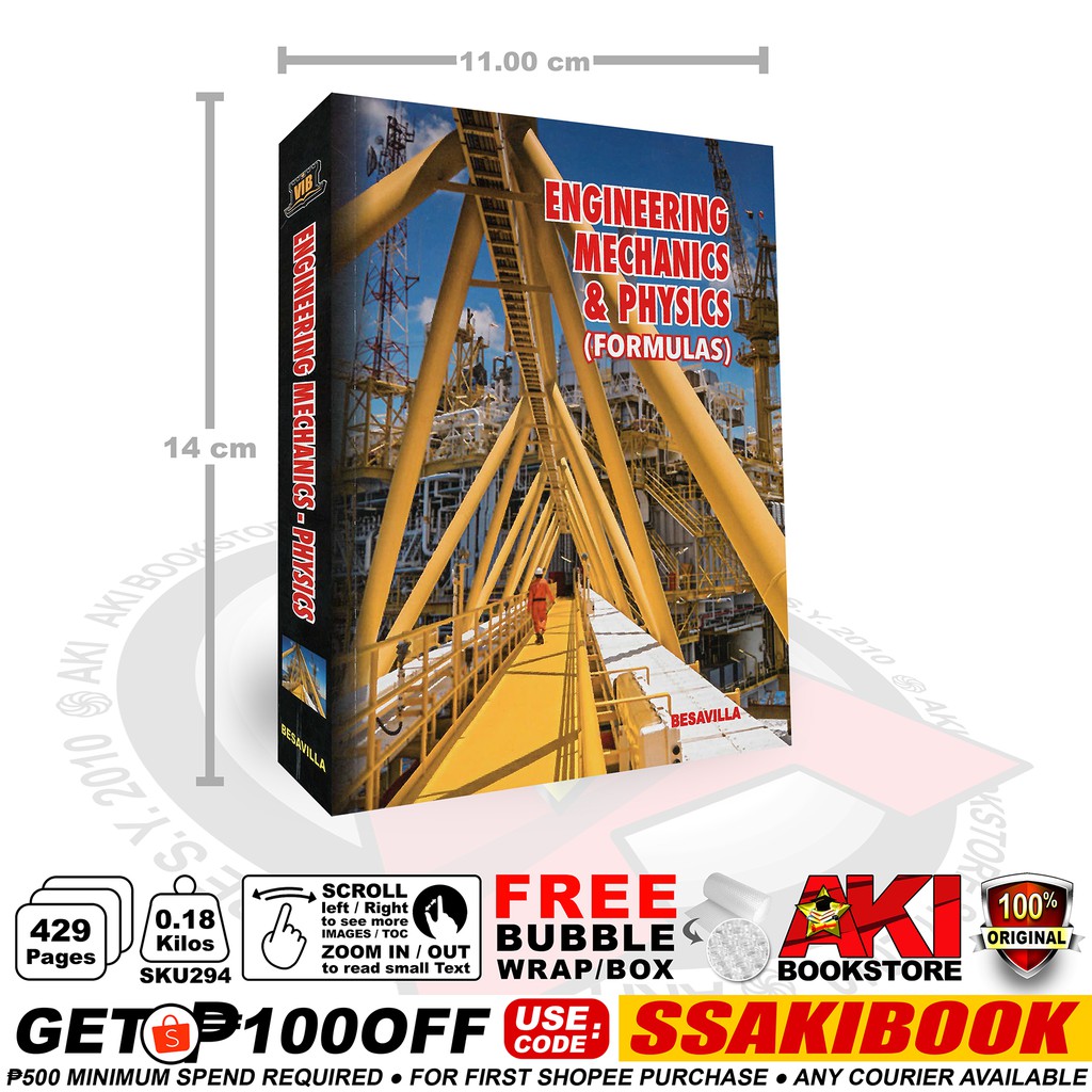 AUTHENTIC Engineering Mechanics & Physics (Formulas) © 2018 Venancio I ...