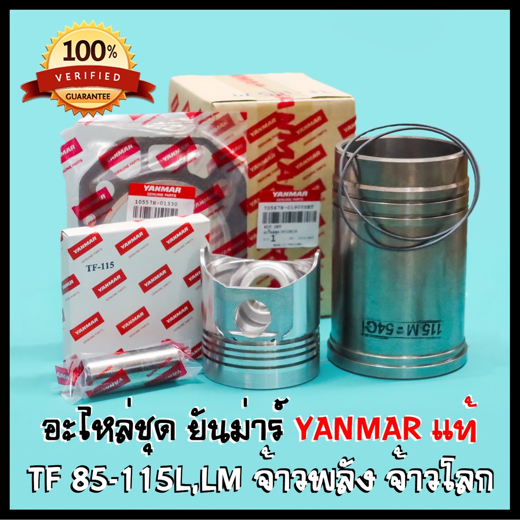 Spare Parts Set (Cylinder Cap Set) Yanmar TF85 TF105 TF115 L LM TF120di ...