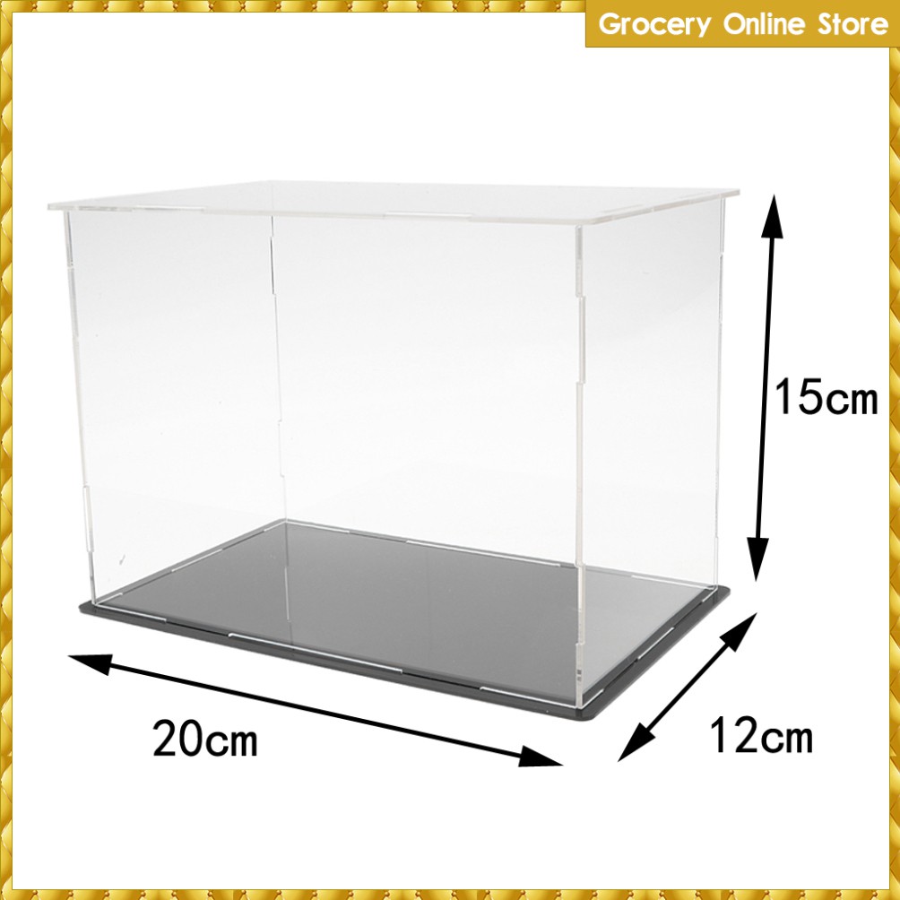 Acrylic Display Case Action Figures Protective Cube Case | Shopee ...