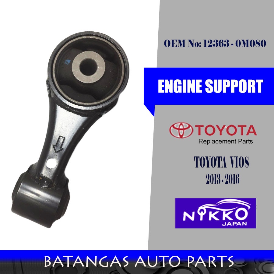 ENGINE SUPPORT REAR ( NIKKO JAPAN ) FOR TOYOTA VIOS 2013-2016 OEM NO ...