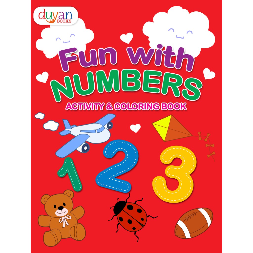 Fun With Numbers Activity And Coloring Book - Duyan Books | Shopee ...