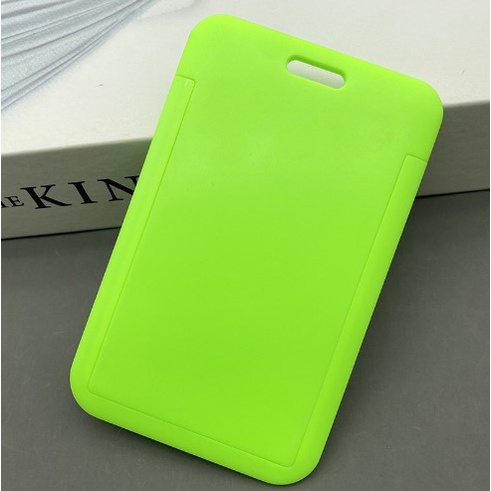 T-593V Solid Color Card Holder Name Tag Slide Design Student ID Card ...