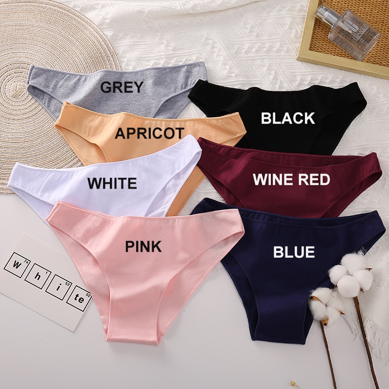 Finetoo 3PCS/Set M-XXL Panties Women Cotton Lingerie Woman Underwear ...