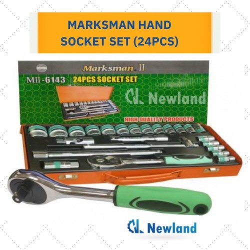 Marksman II Socket Set Heavy Duty (24pcs) | Shopee Philippines