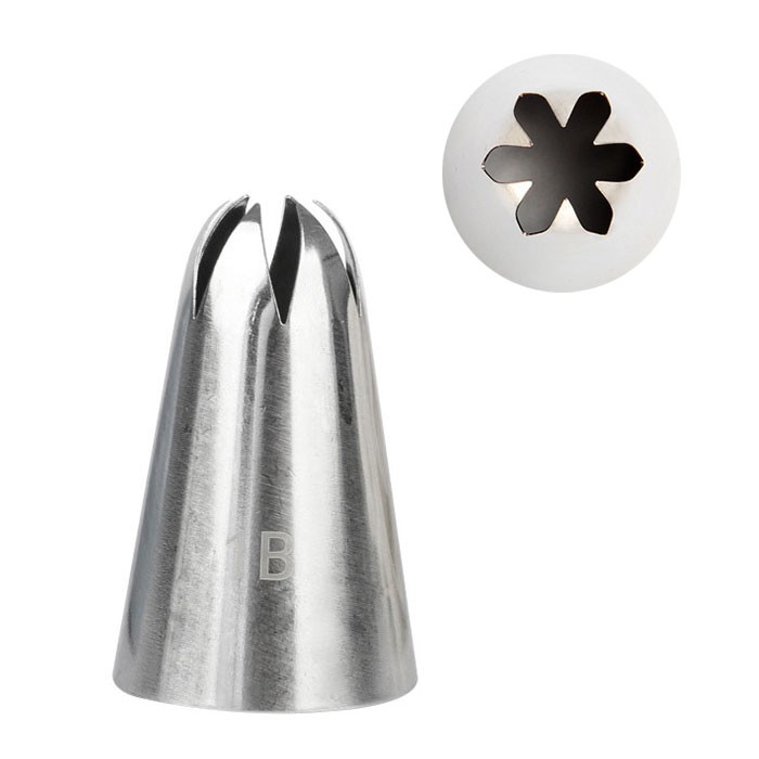 1B Large Stainless Steel Icing Piping Nozzles Pastry Cake Cream ...