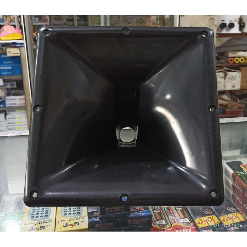 Horn tweeter 25 x 25 cm line array pvc plastic thread funnel tweeter ...