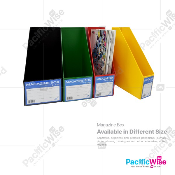 Pvc File Magazine Box/Pvc Magazine Box/File Filing/3”,4”5”6” (1 Pc ...