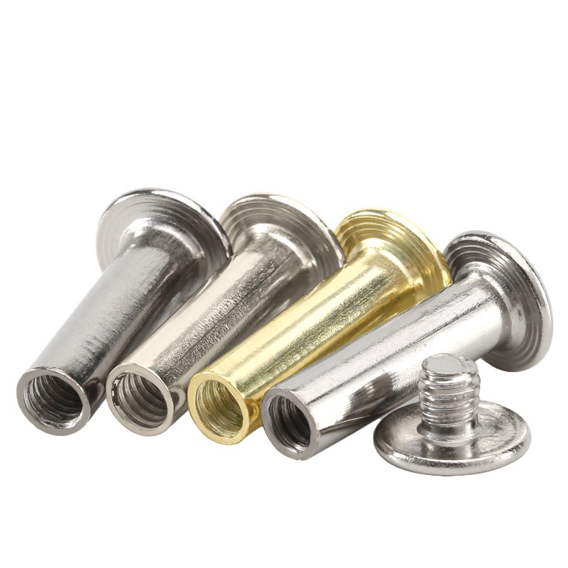 304 Stainless Steel Child-Female Nail Rivets Photo Album Screws Butt ...