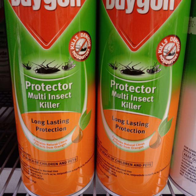 Baygon spray protector multi insect control 500ml & 300ml | Shopee ...