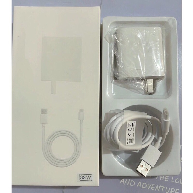 Kingstar OPPO Super VOOC Charger 33W Fast Charging Adapter USB Type-C ...