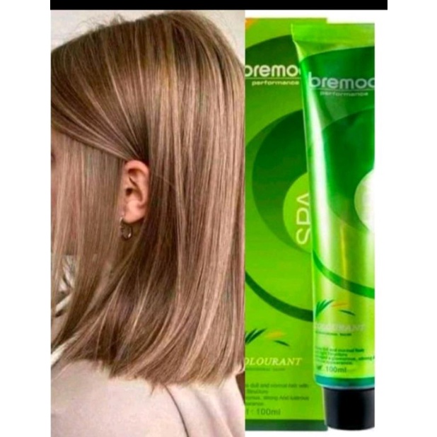 BREMOD HAIR COLOR(9.37 LIGHT GOLDEN FLAXEN WITH OXIDIZING) | Shopee ...