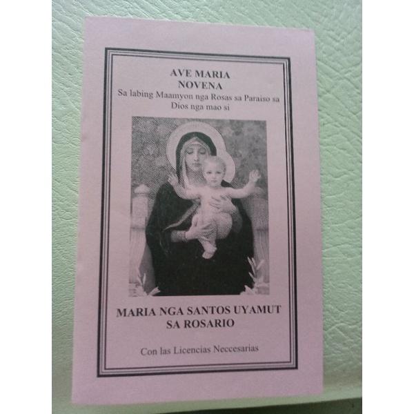 Nobena Cebuano Maria Santos sa Rosario Rosaryo Bisaya Novena Nobenario ...