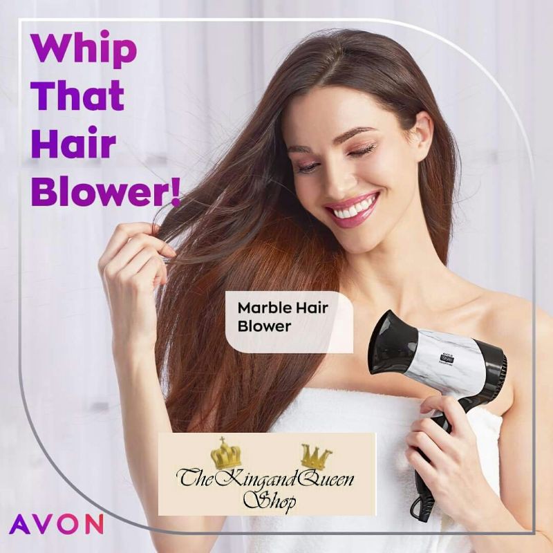 Avon Style Essentials Rose Gold / Marble Hair Blower (K&Q Shop ...