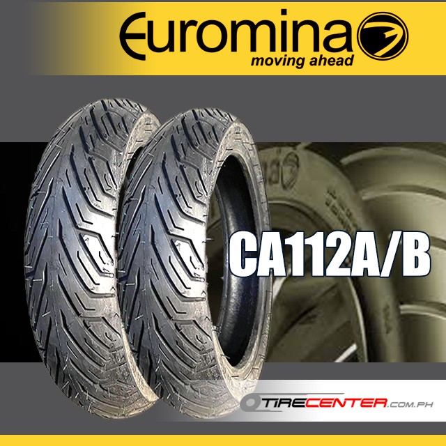 Aerox Tire Combo Front & Rear 100/80-14 & 150/70-14 Euromina CA112A ...