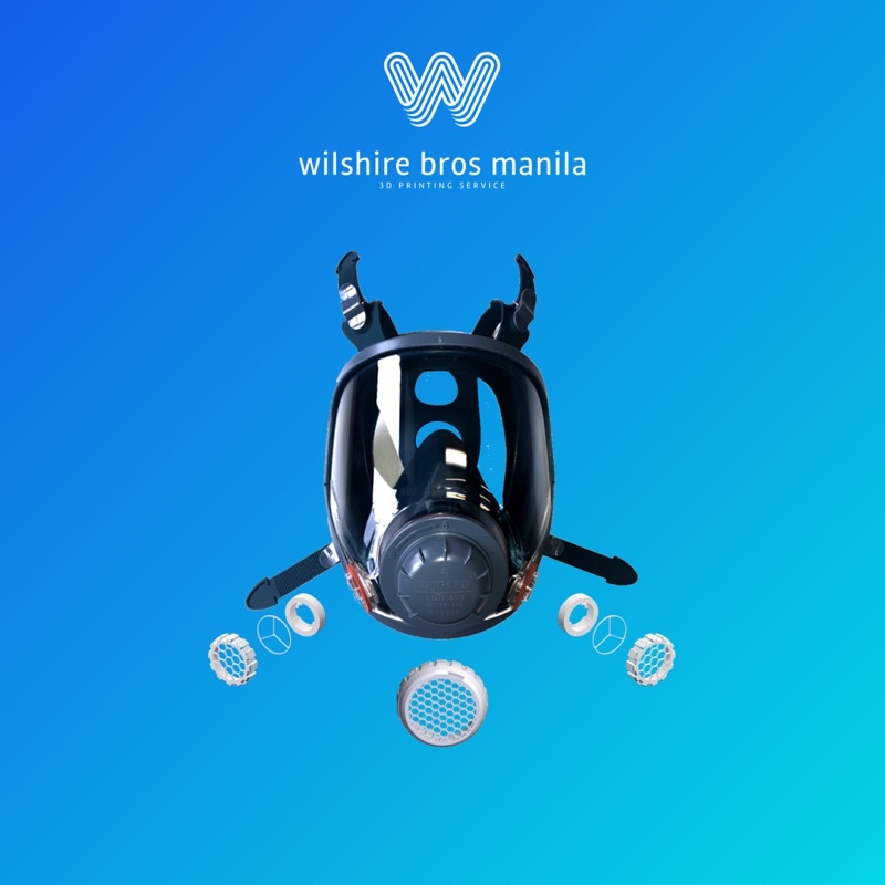 Polygard Full-Face Mask Exhalation and Inhalation Filter Cartridge ...