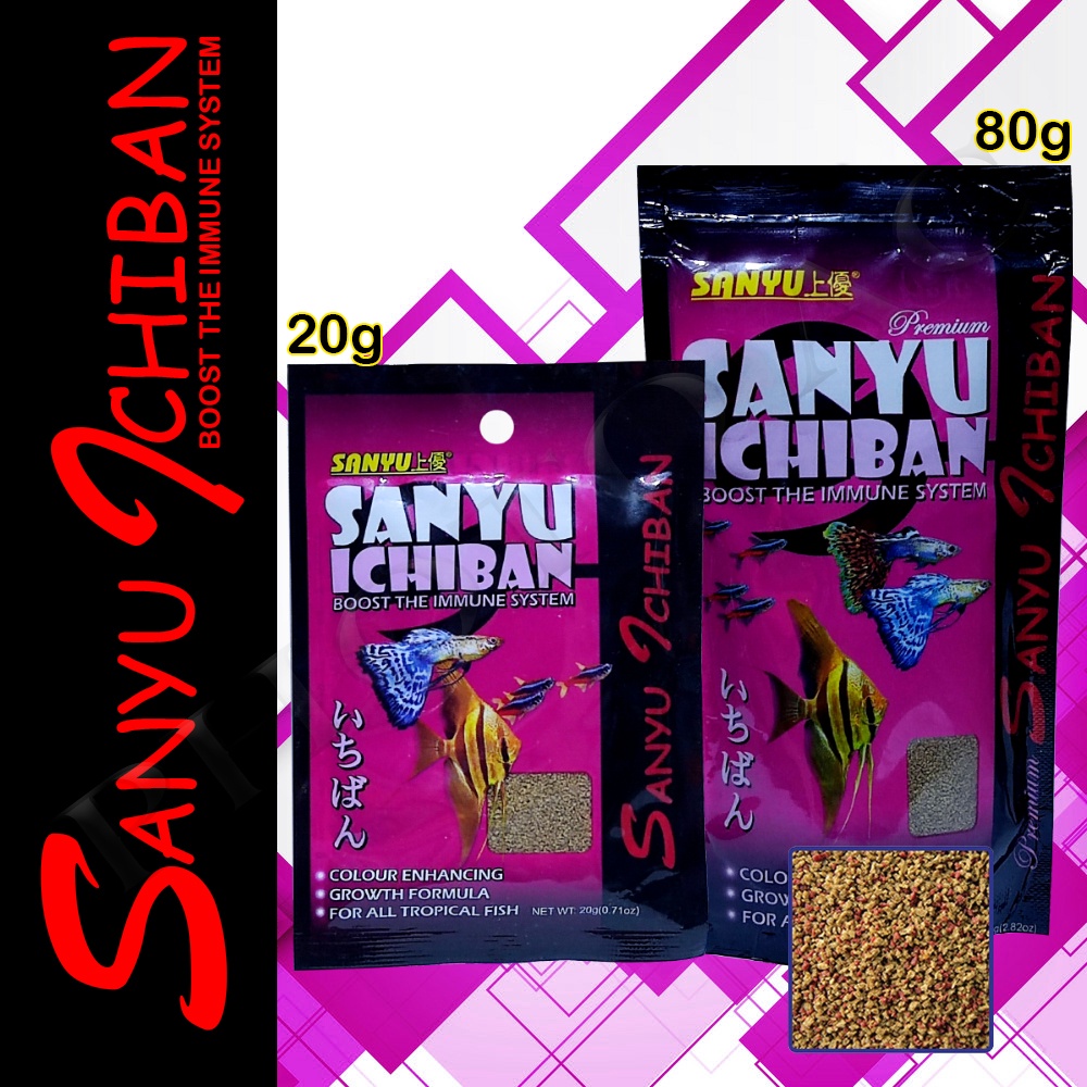 Sanyu Ichiban Fish Food (Boost the immune system) | Shopee Philippines