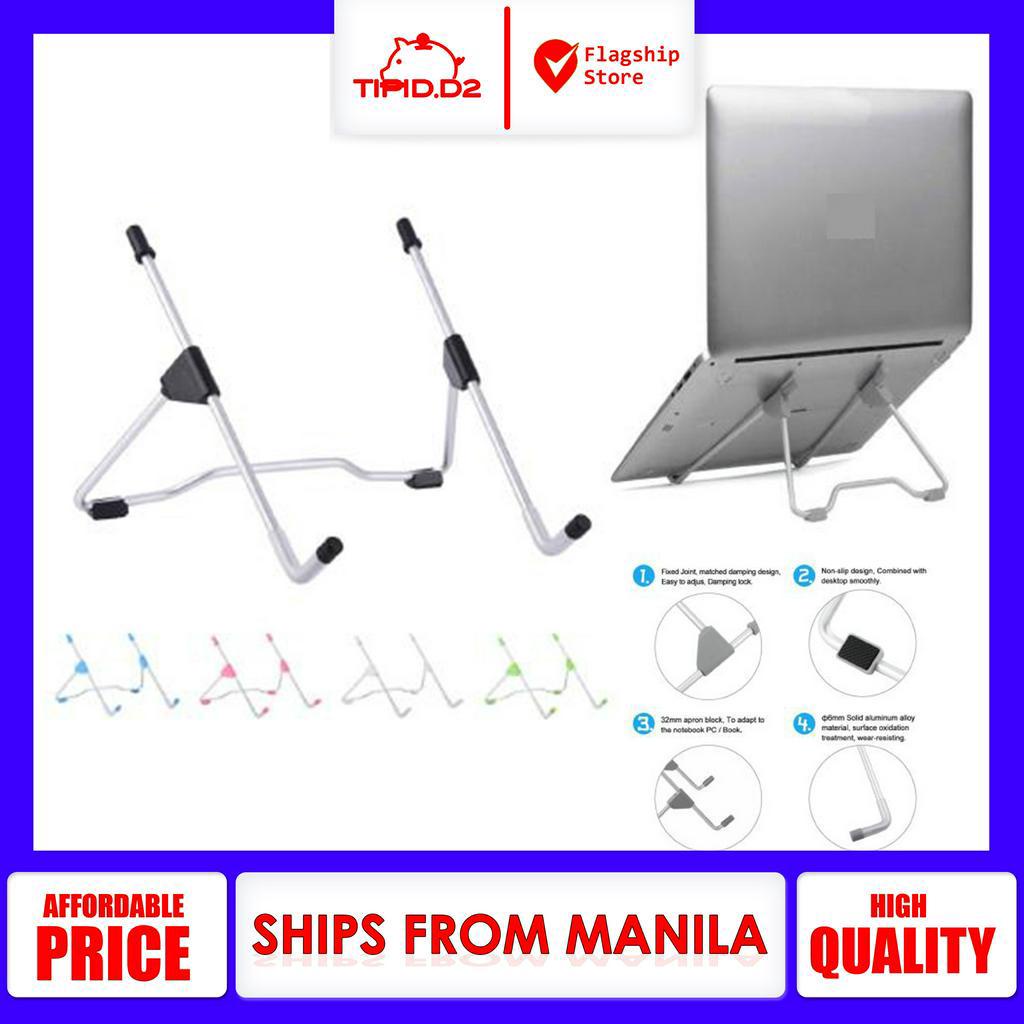 Laptop Aluminum Stand for Desk Notebook Keyboard Stand Riser Mini ...