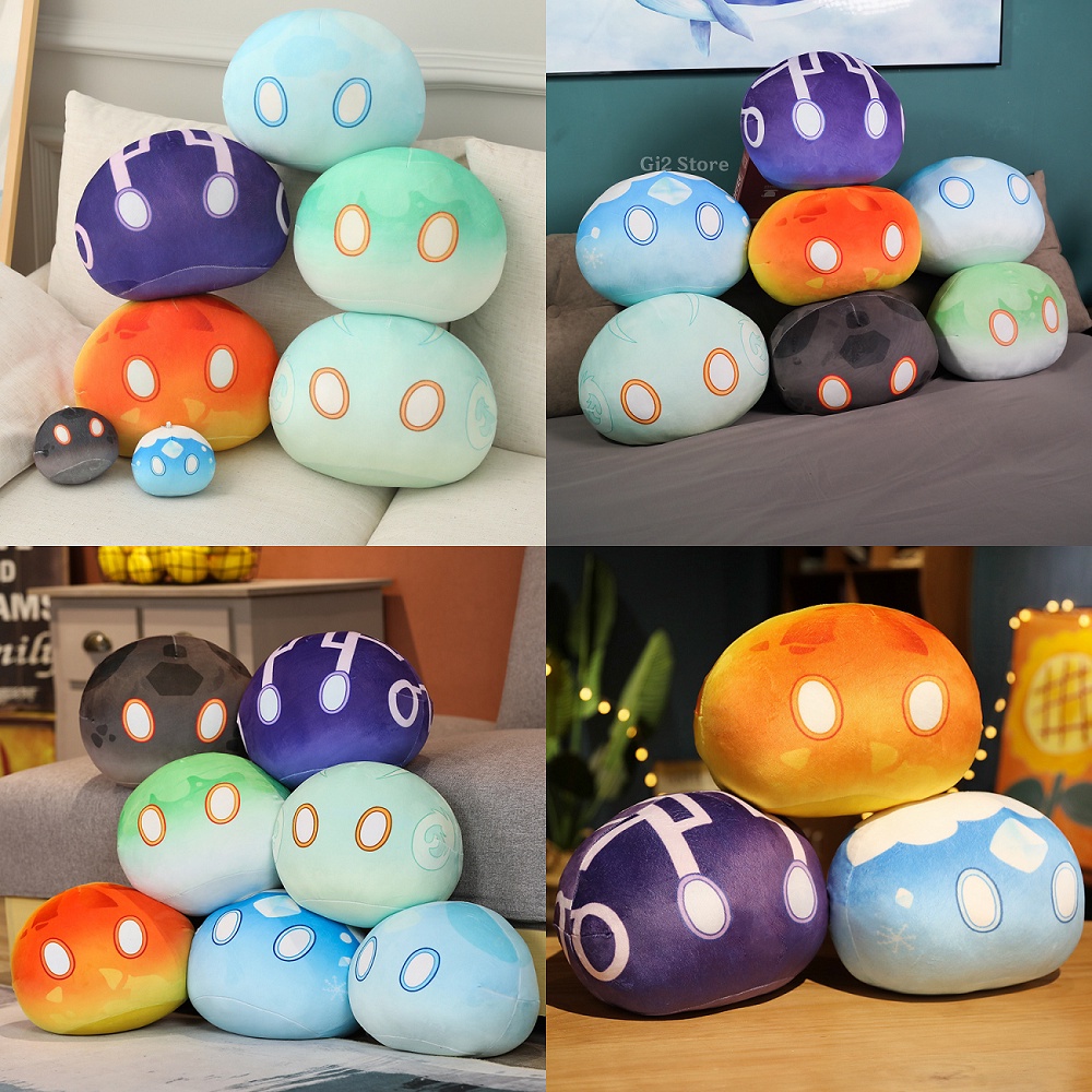 Stuffed animals, teddy bears, stuffed pillows Slime Genshin Impact game ...