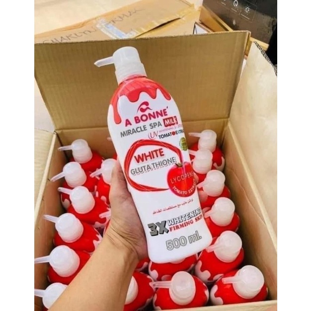 Abone White Glutathione Lotion 500ml | Shopee Philippines