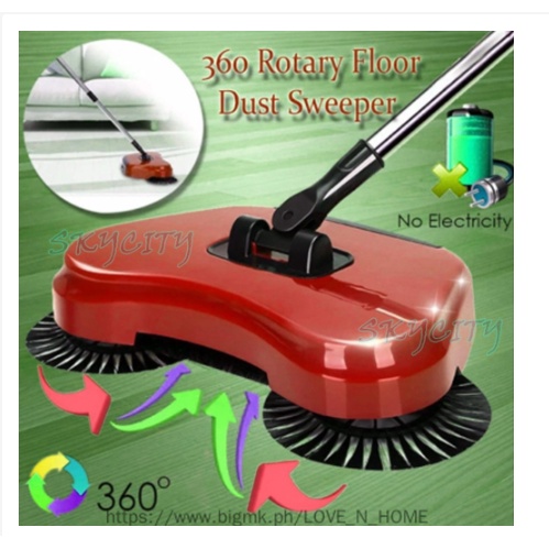 Wonder Sweeper Spin Broom and Dust Pan All in One | Shopee Philippines